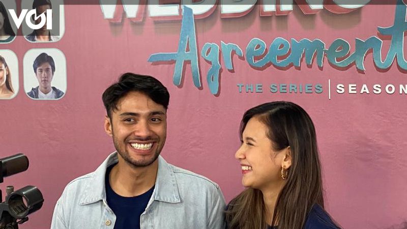 Refal Hady And Indah Permatasari Anthusias Filming Series Wedding ...