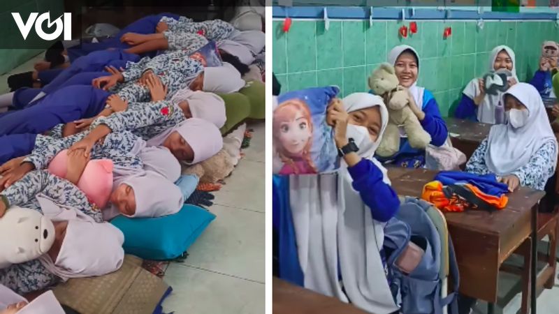 Viral Students Sleeping At School, This Is A Benefit For Body Health