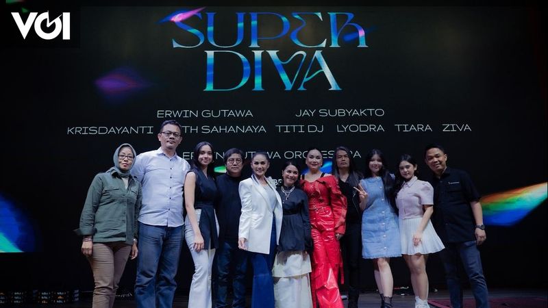 Sambut Konser Perdana di Indonesia Arena, Super Diva Perkenalkan Logo Baru