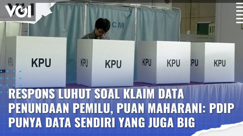 Video Soal Klaim Data Penundaan Pemilu Puan Maharani Pdip Punya Data