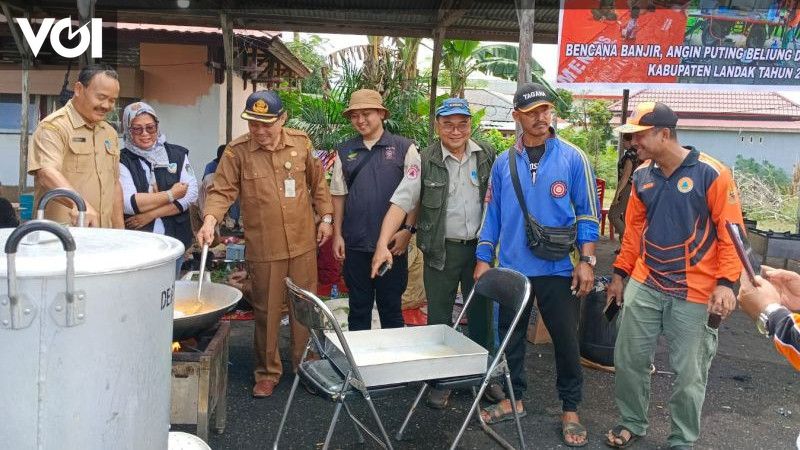 Banjir di 11 Desa Kabupaten Landak Kalbar Mulai Surut