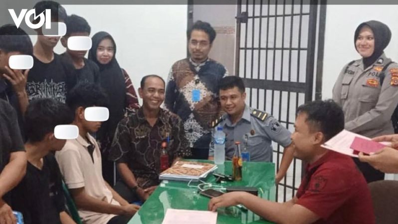 Police Hand Over The Case Of A Teenager Motorcycle Gang In Lhokseumawe ...