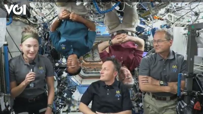 Astronauts On International Space Station Celebrate Thanksgiving ...